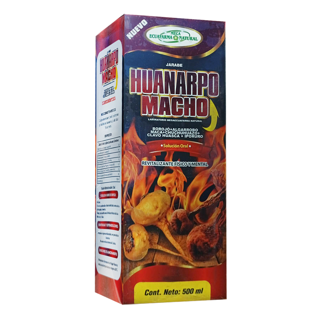 HUANARPO MACHO SOLUCIÓN ORAL 500 ML MEGAECUAFARMA NATURAL | El Arbolito